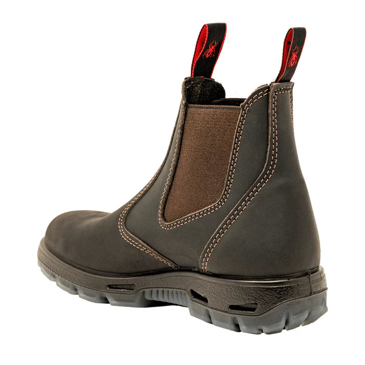 Redback Usbok Bobcat Claret Oil Kip - Safety Toe Boot Brown – Bayside ...