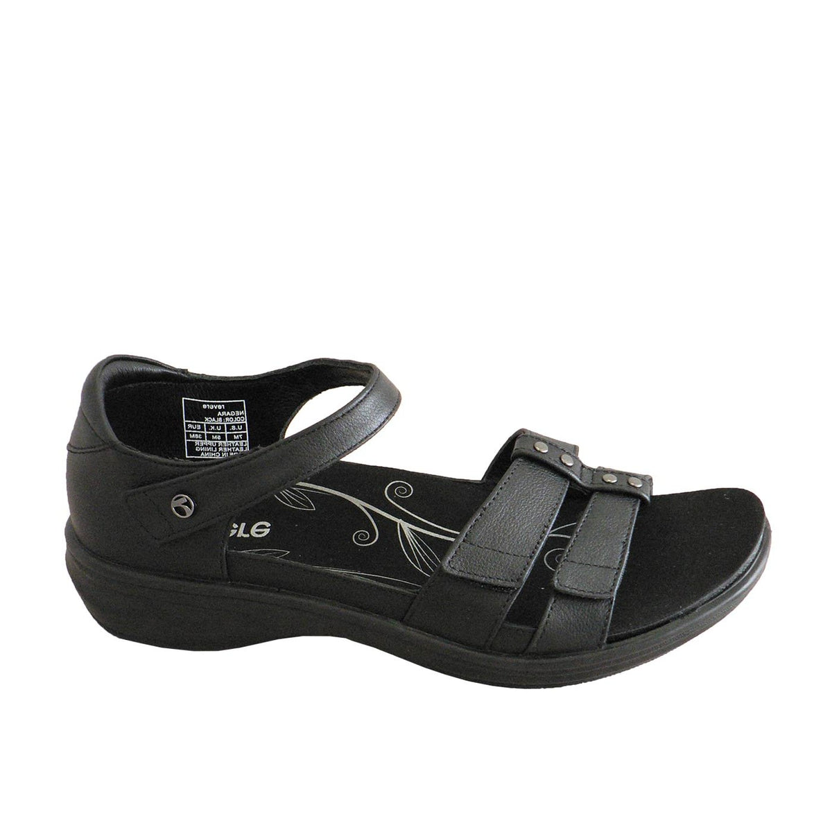 Revere Negara Black Wide – Bayside Shoe Warehouse