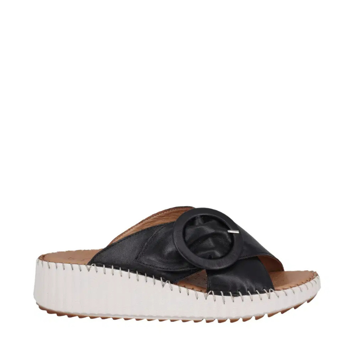 Cabello Torch Black Velcro Wedged Sandals – Bayside Shoe Warehouse
