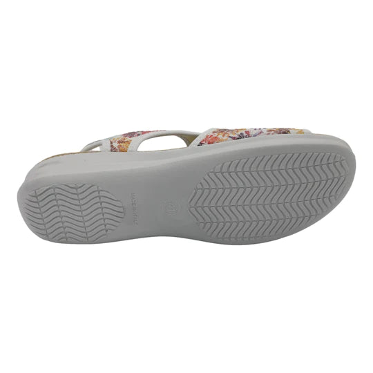 Euroflex Tuscany White Floral – Bayside Shoe Warehouse